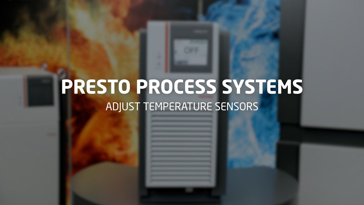 PRESTO - Adjust temperature sensors | JULABO USA, Inc.