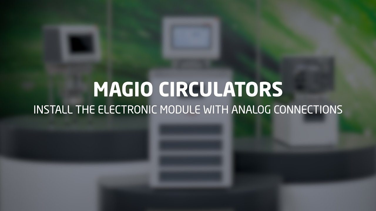 MAGIO – Install the Electronic Module with Analog Connections | JULABO GmbH